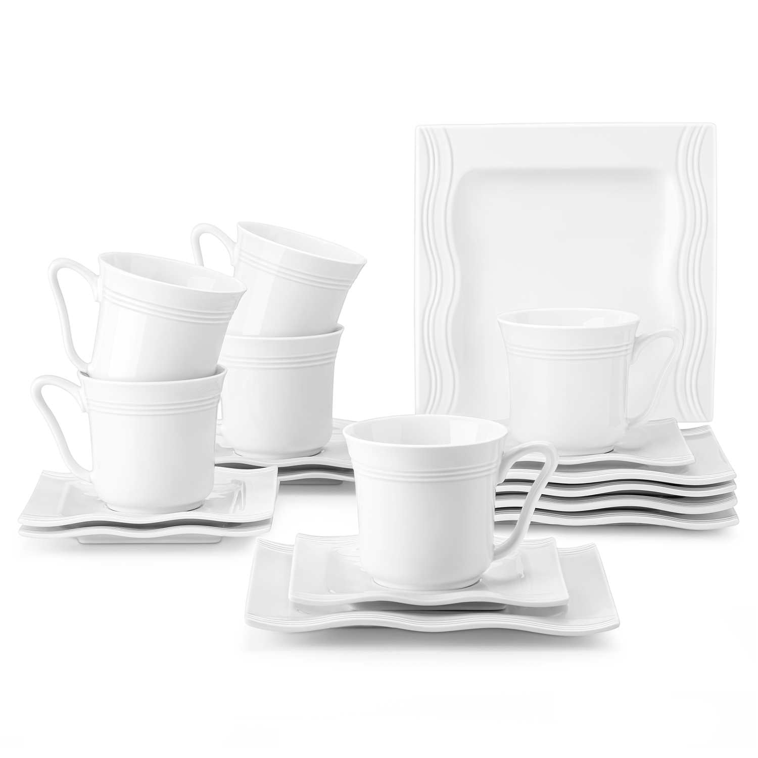 MALACASA Mario 18 Piece Dinnerware Set – MALACASA